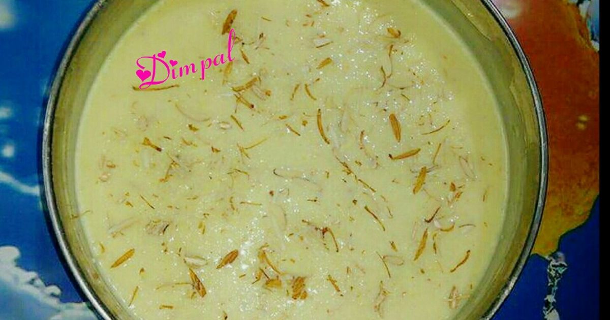 Instant Rabdi Recipe by Dimpal Patel - Cookpad
