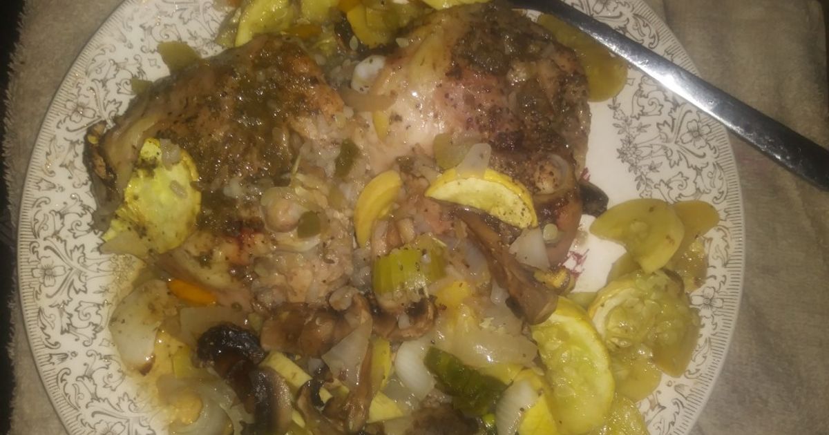 Chicken Thigh & The Kitchen Sink Recipe By 🍴In The Kitchen With Anita ...