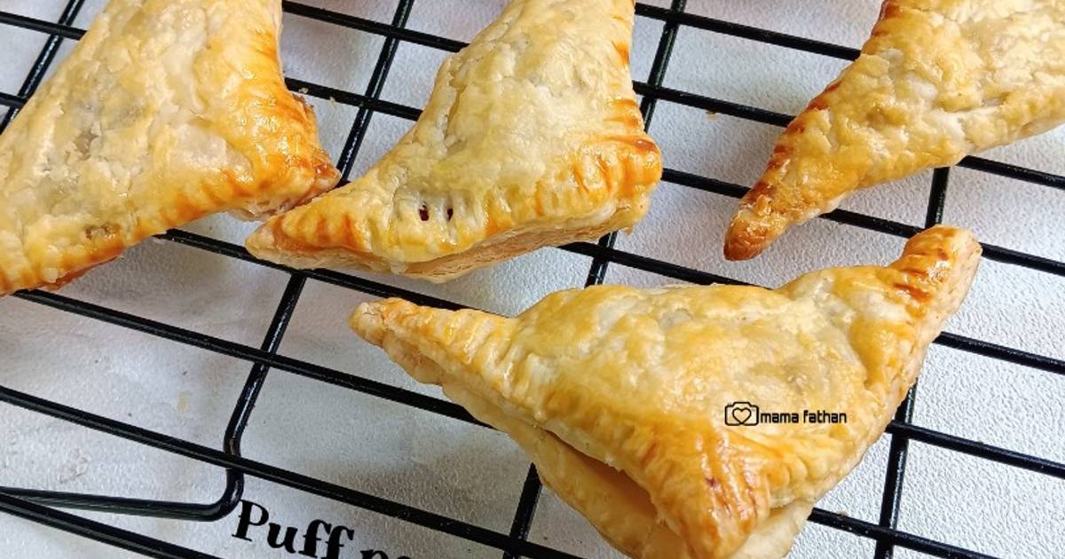Resep Puff pastry selai nanas oleh Mama fathan - Cookpad