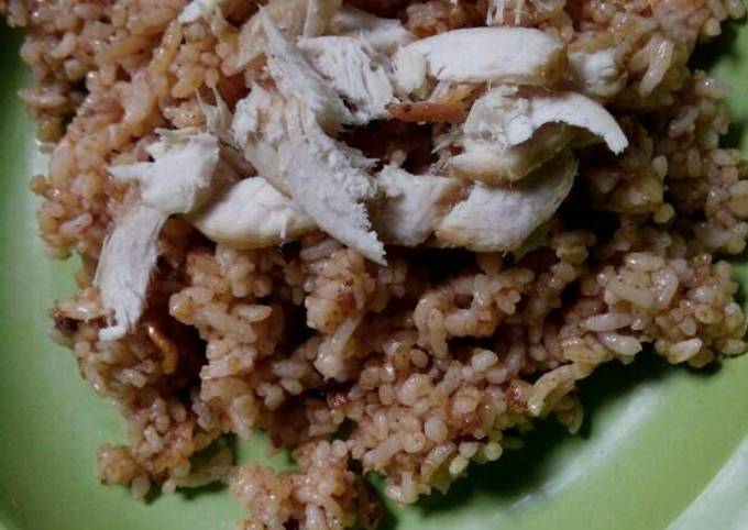 Resep Nasi goreng rendang bumbu instant oleh aliyah - Cookpad