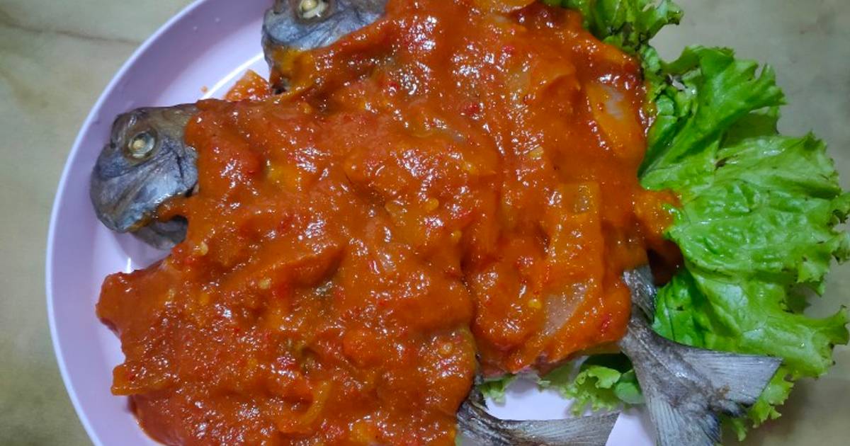 17 resep ikan bawal saos padang enak dan mudah - Cookpad