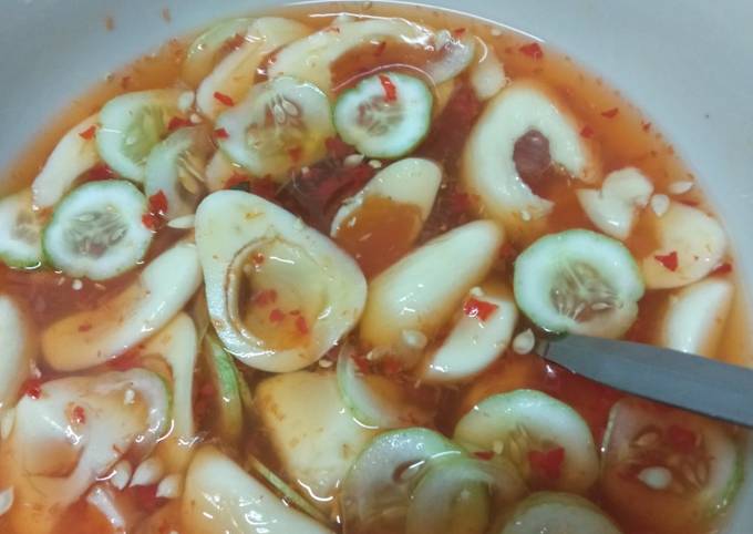 Resep Asinan salak timun dengan bahan yang cukup simple oleh Via ...