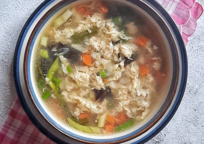 Resep Sup Telur Sayuran oleh Riya Malikha - Cookpad