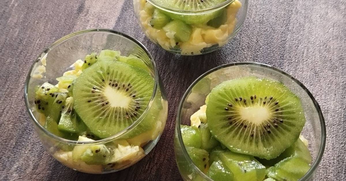 Resep Kiwi Custard oleh Nurul_fajri - Cookpad