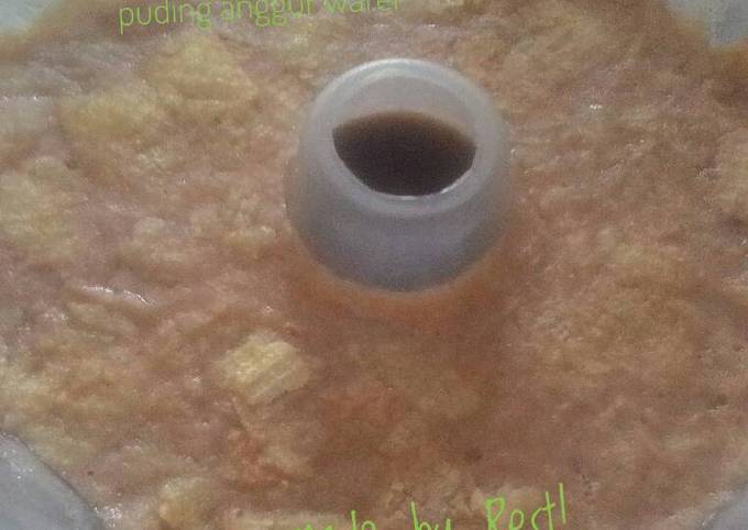 Resep Puding anggur wafer oleh Restea - Cookpad