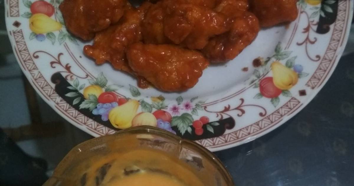 Resep BBQ Chicken PokPok with Cheese Sauce oleh Prameshvara Qesha - Cookpad