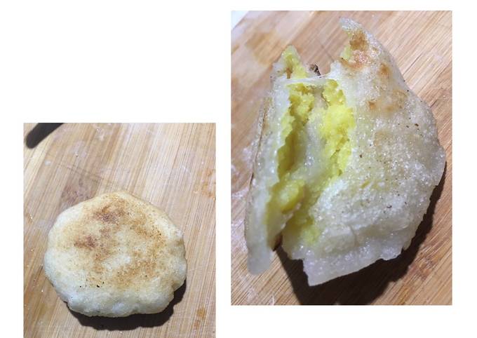Cách Làm Món Bánh rán nhân khoai lang của Ha Que - Cookpad