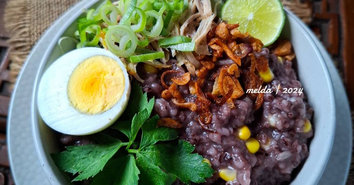 20 resep bubur beras merah rice cooker enak dan mudah - Cookpad