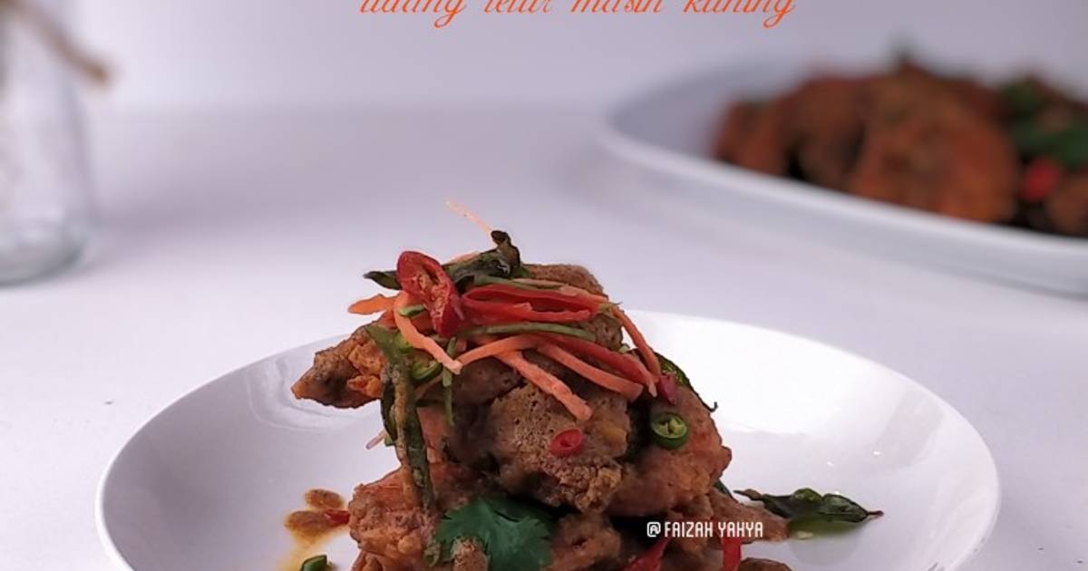Resipi Udang telur masin kuning oleh Faizah Yahya(Mrs Peija) - Cookpad