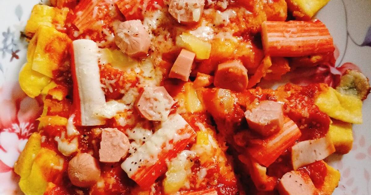 Resipi Pizza Roti Mudah 🍕 oleh نور فاتحة - Cookpad