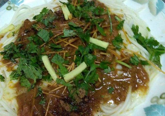 Burmese beef khousey Recipe by AriFa Iqbal - Cookpad