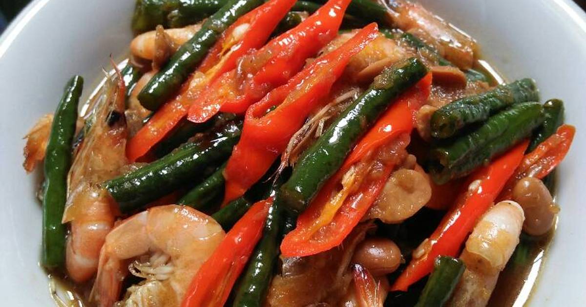 Resep Tumis Udang Kacang Panjang oleh Maylisha - Cookpad