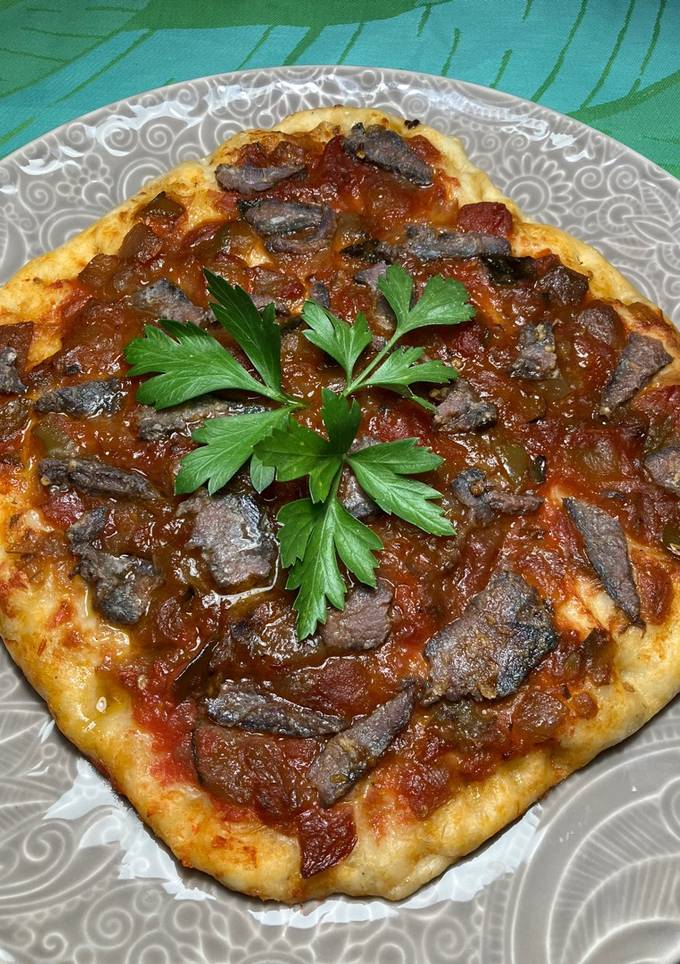 Coca valenciana de tonyina negra y pisto, en airfryer Receta de @tesa ...