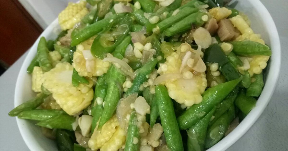 Resep Tumis Buncis Baby Corn Bakso oleh Fitriana Zaini - Cookpad