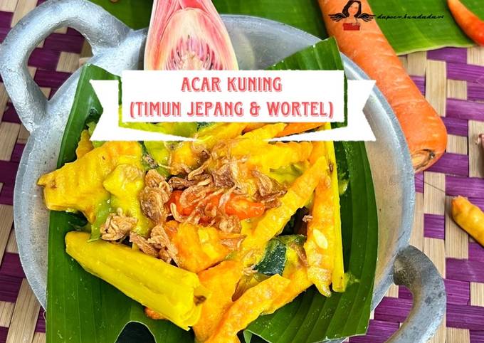 Resep Acar Kuning Nikmat (Timun Jepang & Wortel) 🥕🥒 oleh Bundadari ...