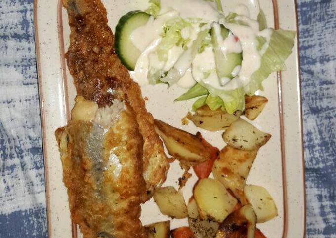 Fried Hake Recipe by Fanza - Cookpad