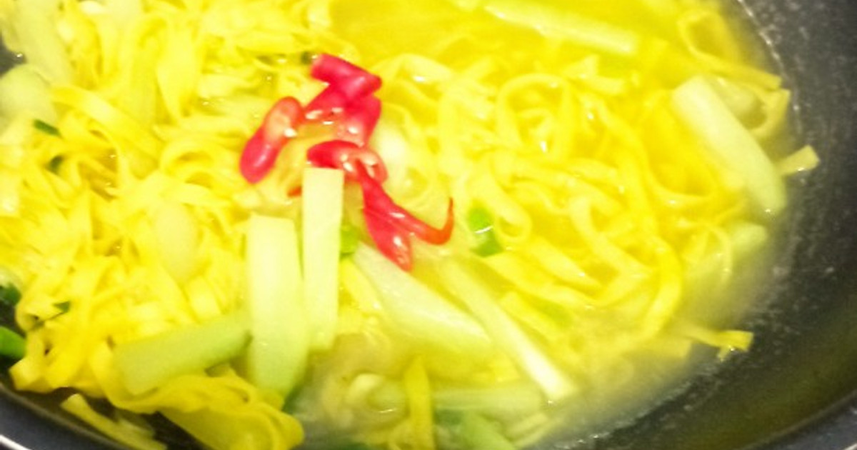 Resep Mie Kuning Labu Siam oleh Fanny F - Cookpad