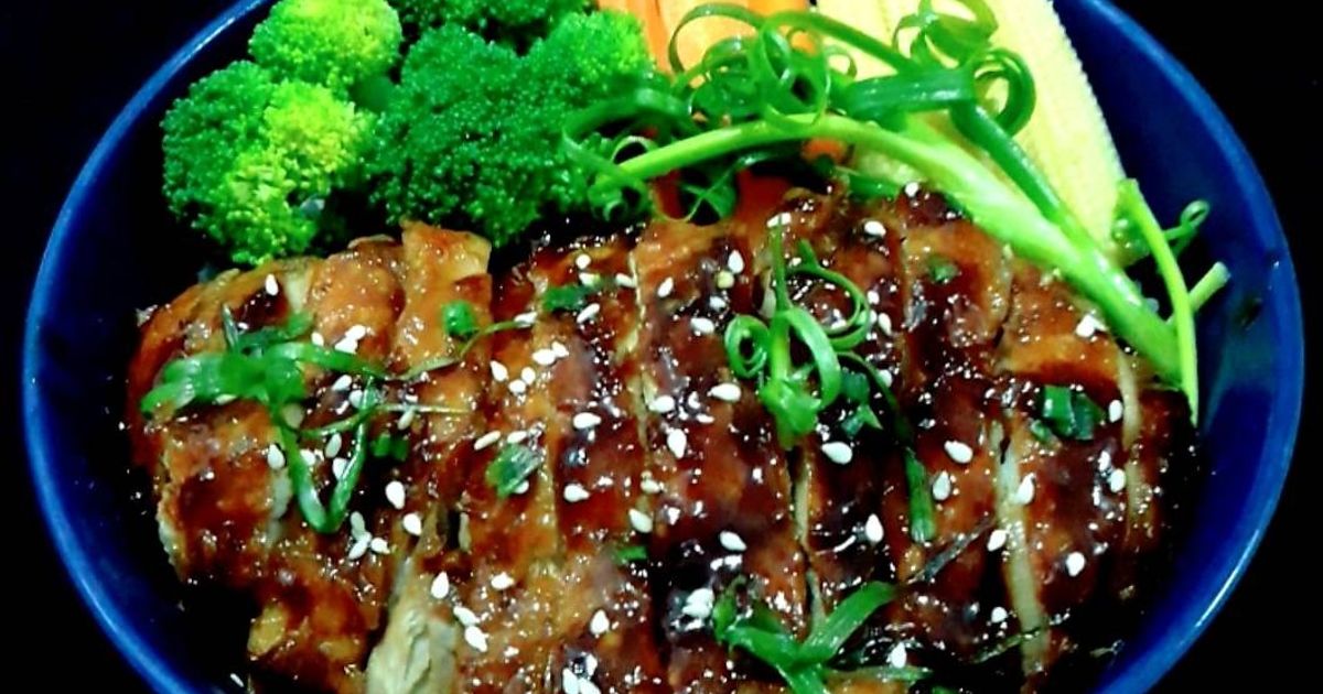 สูตร ข้าวหน้าไก่เทอริยากิ Donburi Teriyaki Chicken โดย Bambi Cooking ...