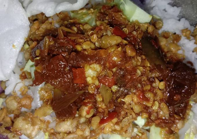 Resep Nasi lengko sederhana (tanpa bumbu kacang) oleh Sundari ...