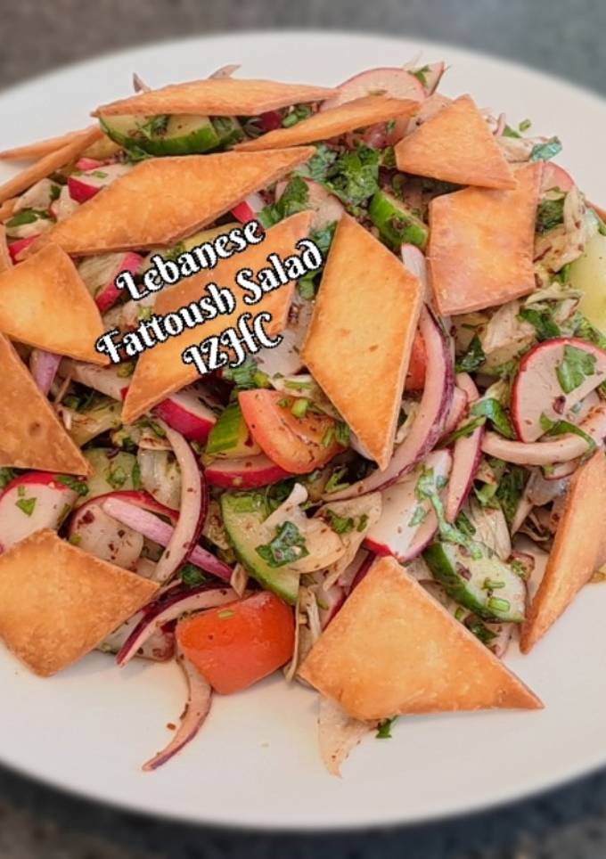 🥗Lebanese Fattoush Salad🥗 Recipe by Irum Zaidi Home Cooking - Cookpad