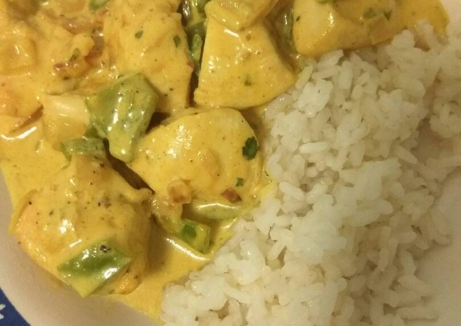 Pechuga al curry con arroz fácil Receta de Ro- Cookpad