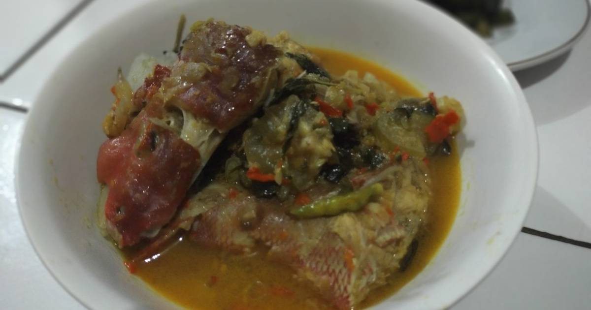 Resep Ikan Kakap Kuah Kuning Oleh Winda Permatasari Cookpad