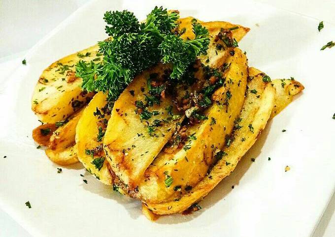 Resep No bake potato wedges / kentang goreng oleh Yinvia - Cookpad