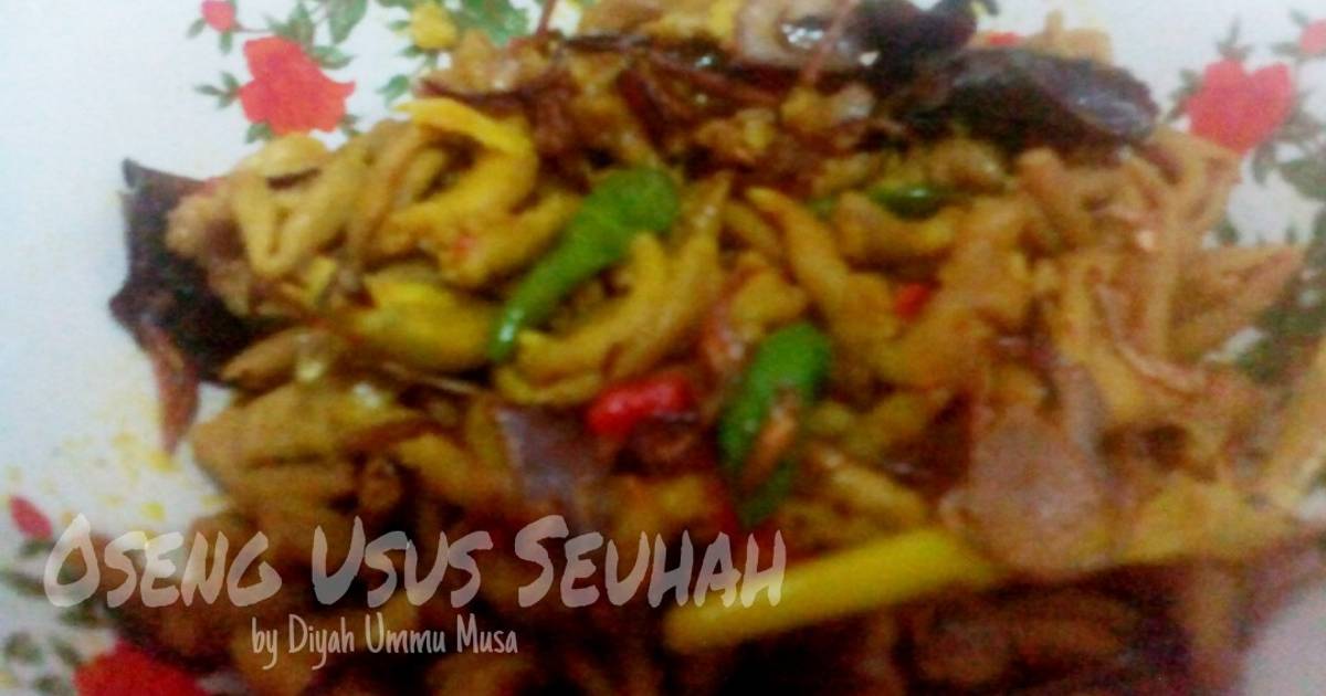 Resep Oseng Usus Ayam Seuhah | Oseng Usus Mercon oleh Diyah Kuntari ...