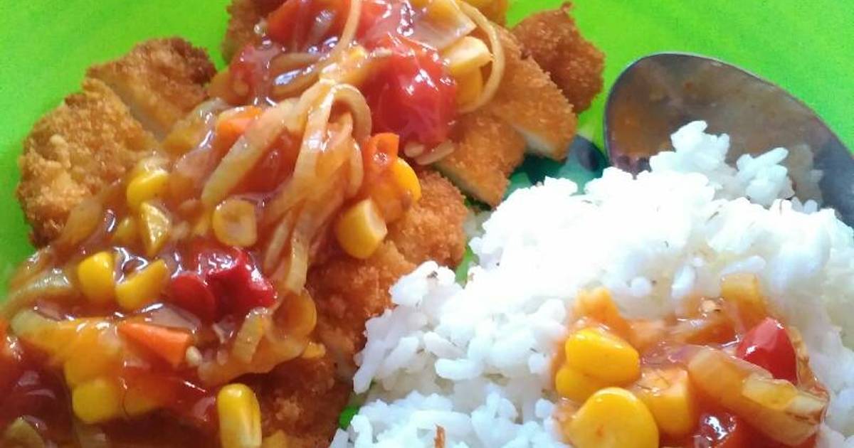 Resep Chicken katsu saos asam manis oleh Yuli Ahmad - Cookpad