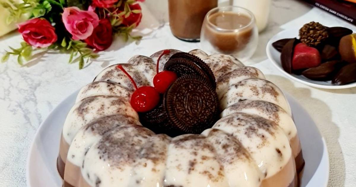 Resep 186. Puding Oreo Milo Choco oleh Aning Miza - Cookpad