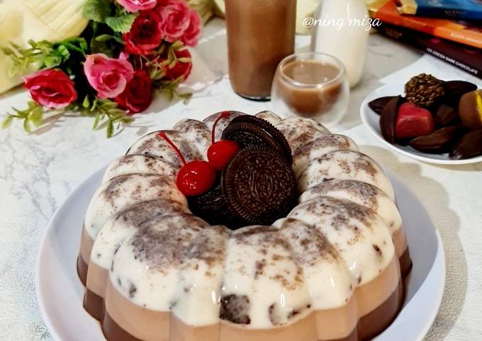 Resep 186. Puding Oreo Milo Choco oleh Aning Miza - Cookpad