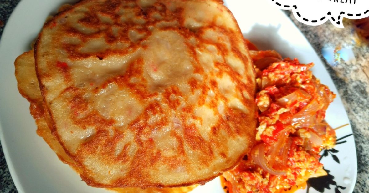 Wainar Fulawa Da Sauce Din Kwai girki daga Fatima muh'd bello - Cookpad