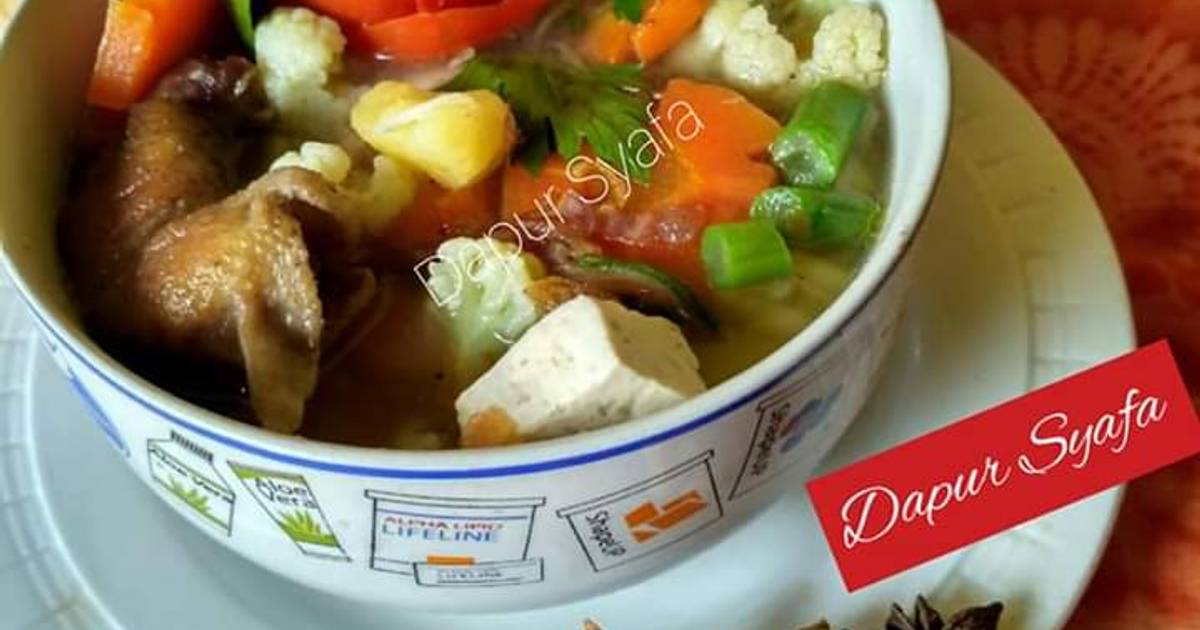 Resep Sop ayam rempah oleh Dapur Syafa - Cookpad