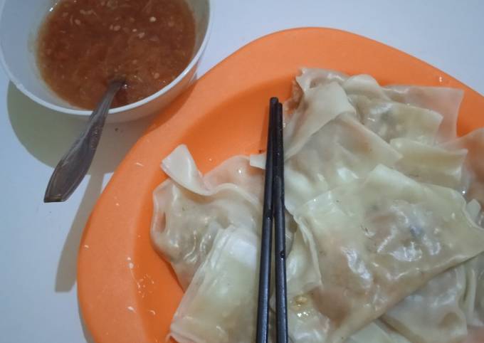 Resep Pangsit rebus isi tahu oleh Nini - Cookpad