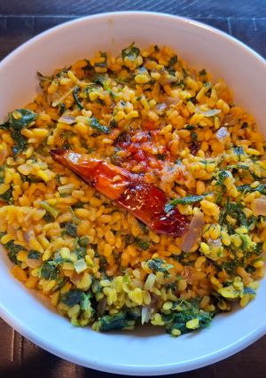 Methi Moong Dal Sabzi Recipe by Kumkum Chatterjee - Cookpad