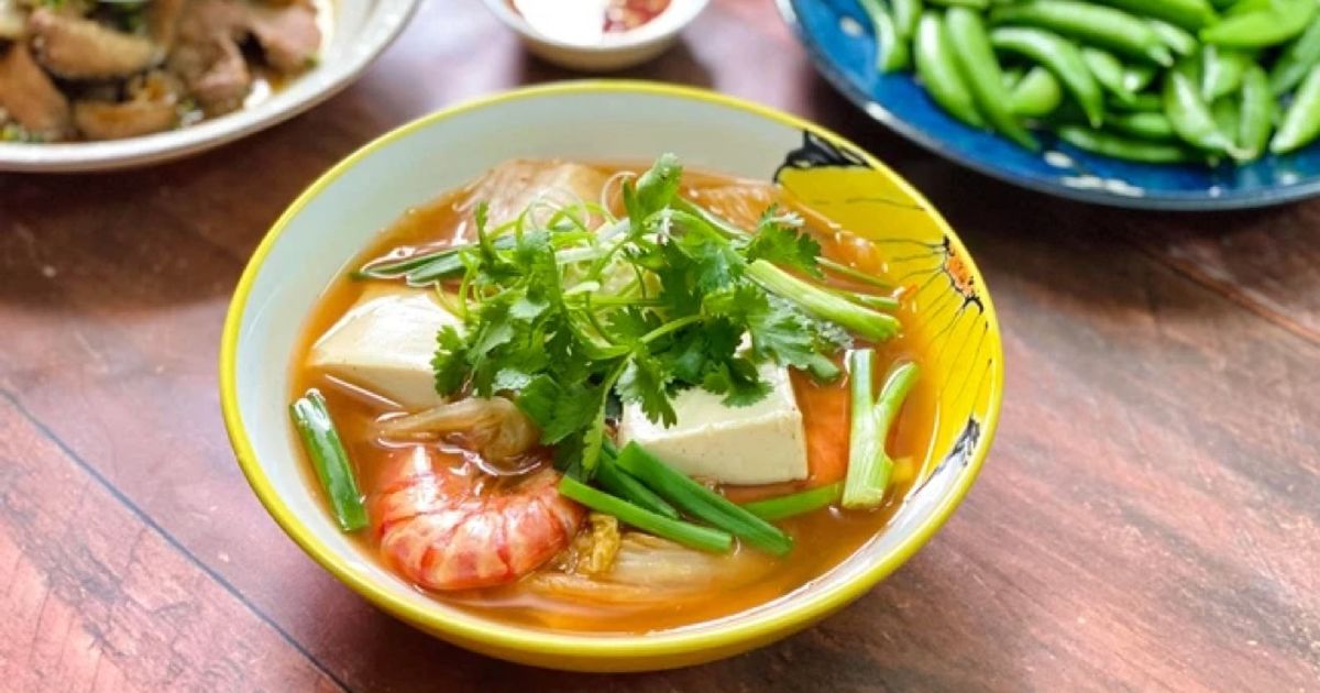13 món canh kim chi tôm thơm ngon, đa dạng và dễ làm tại nhà - Cookpad
