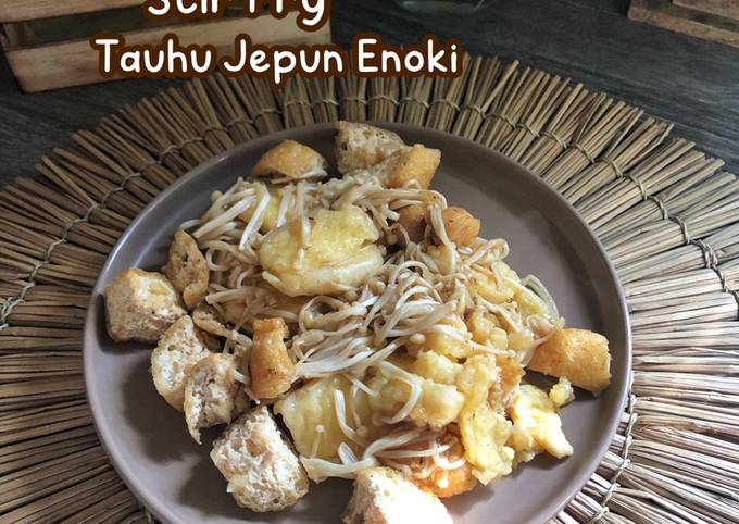 Resipi Stir Fry Tauhu Jepun Enoki oleh Salina Jalaludin - Cookpad