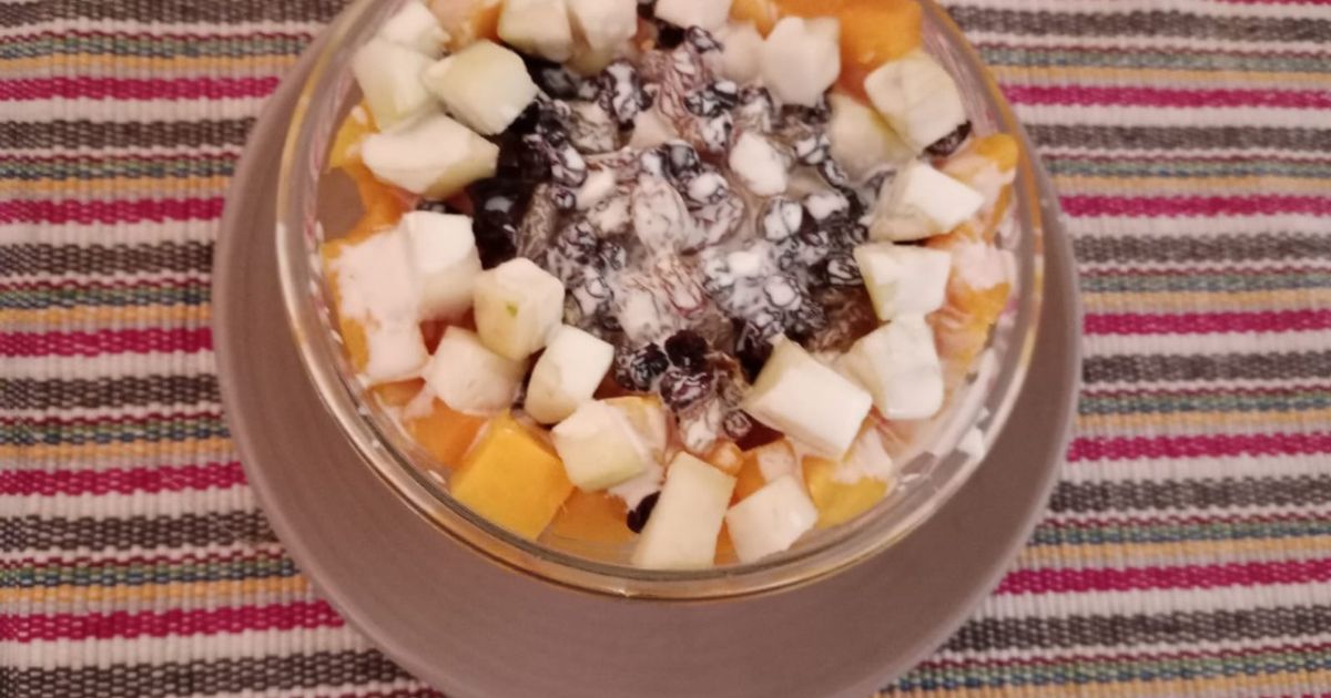 Babugosha Mango Fruit Salad Recipe by Namrata sarmah - Cookpad