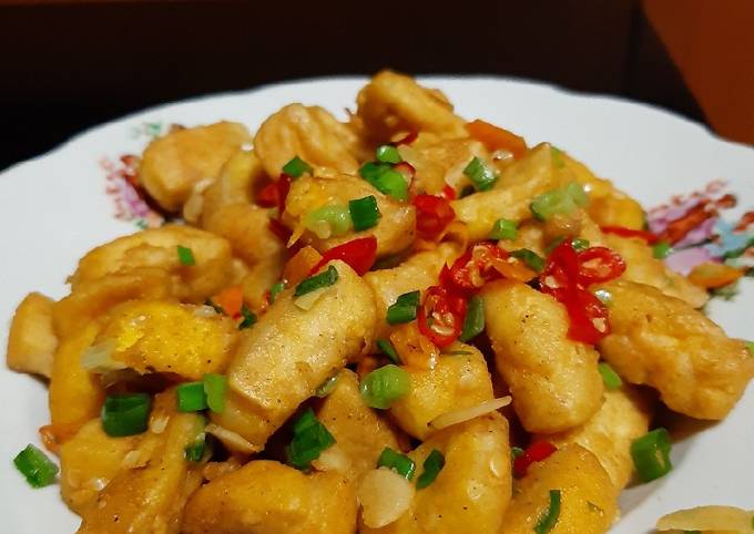Resep Tahu Cabai Garam oleh Ummu Faurikhah - Cookpad
