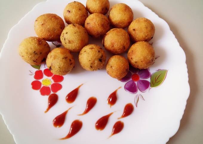 Crispy Suji balls Recipe by Chef Prashant - Cookpad