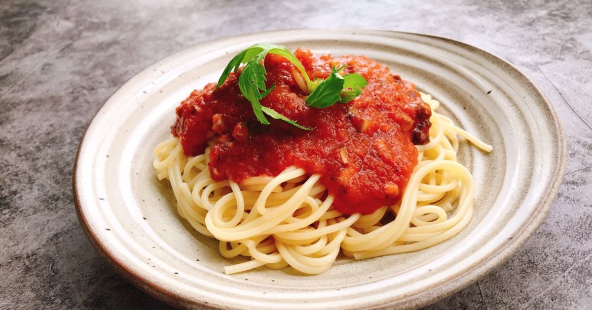 Cách Làm Món Spaghetti Chay (Mỳ ý Sốt Bolognese Chay) của Bảo Bình ...