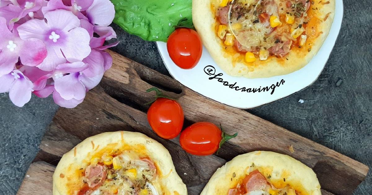 Resep Pizza Mini Homemade oleh Rachmita Virdani - Cookpad
