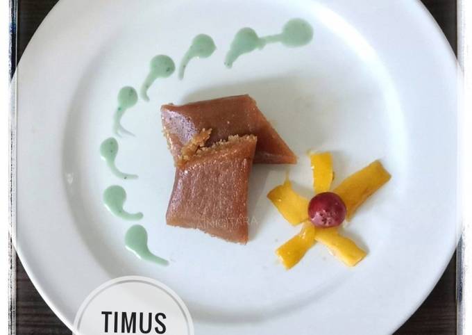 Resep Timus Mocaf Agar-Agar Gula Aren oleh Aini mama 2N 2R - Cookpad