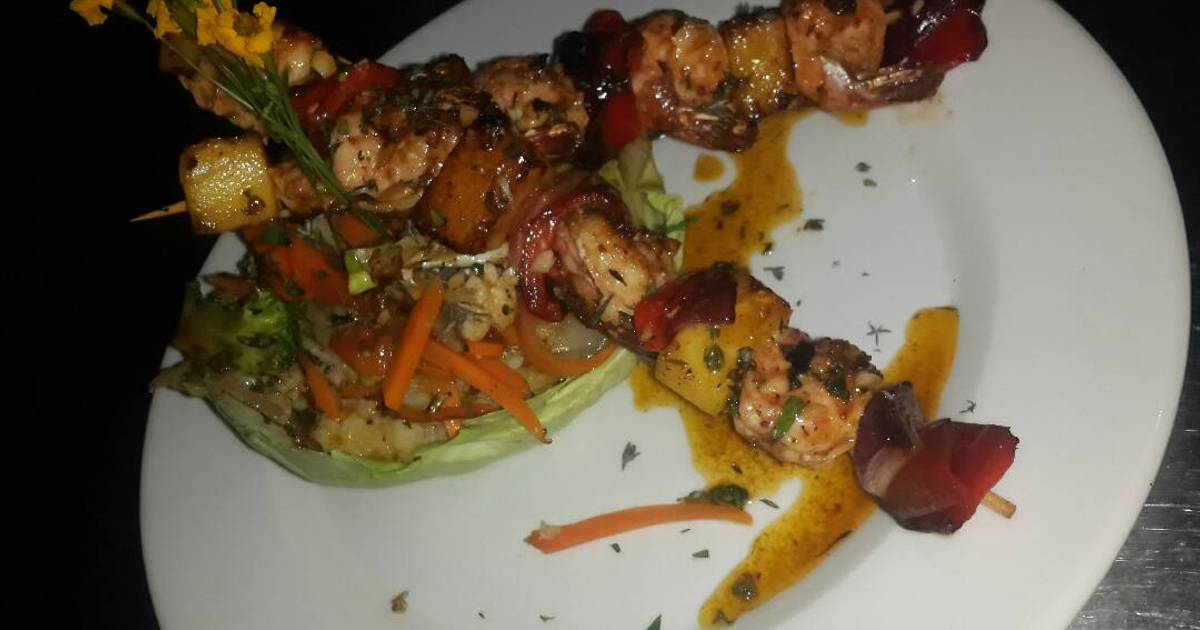 Pinchos de camarón - 9 recetas caseras- Cookpad