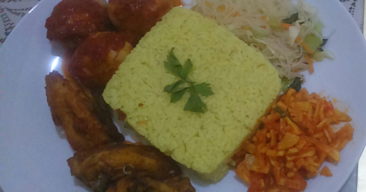 Resep Nasi Kuning (Manual Non Rice Cooker) oleh Media Febrianingtyas ...