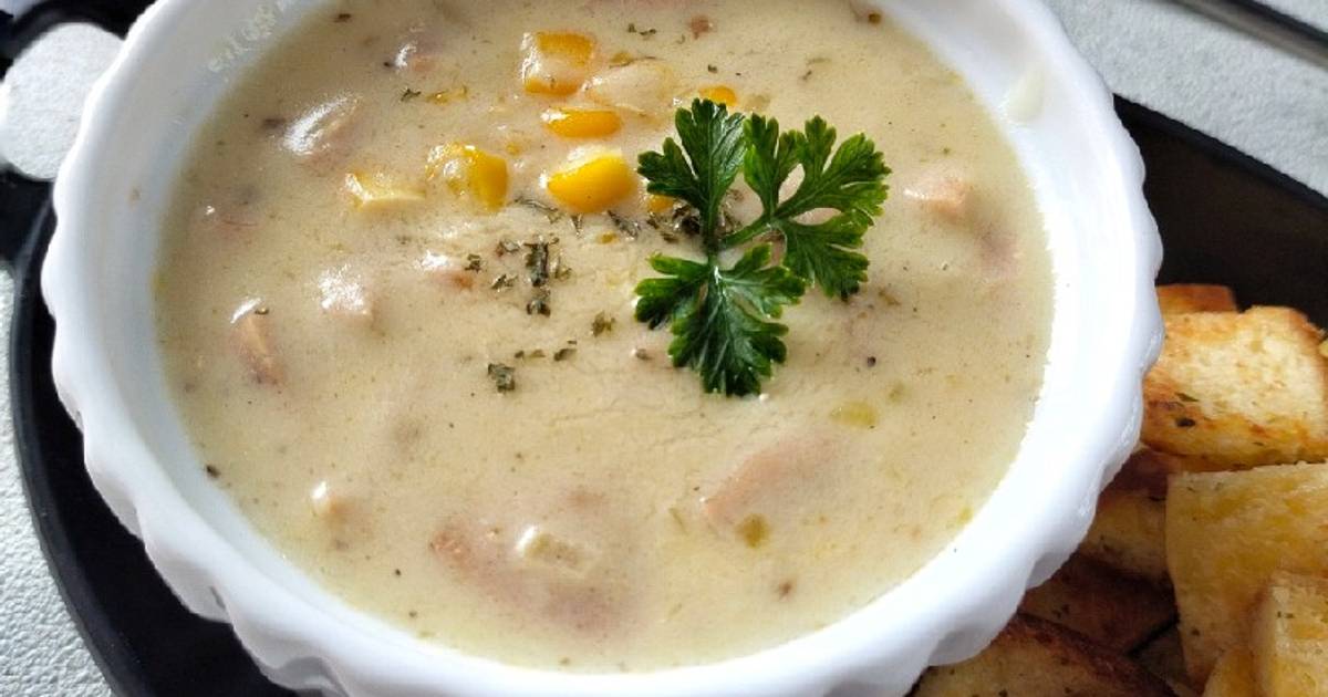 66 resep sup cream jagung kaleng enak dan mudah - Cookpad