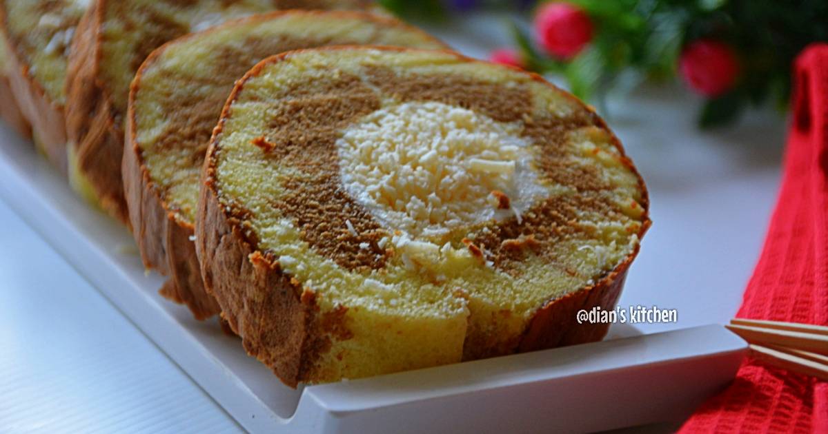 Resep Cheese Roll Cake oleh • dian's kitchen • - Cookpad