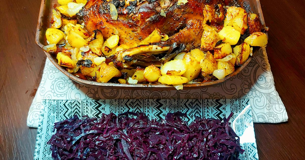 Vadliba Krumpliágyon, Lilakáposztával | szepenci receptje - Cookpad ...