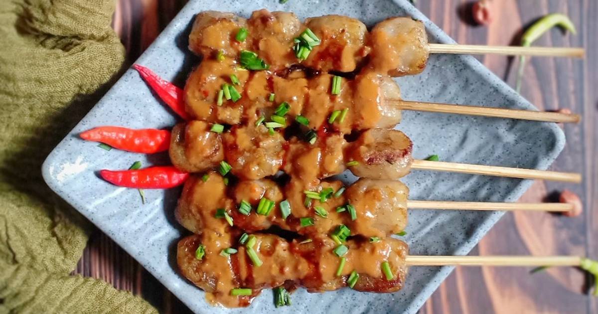 Resep Sate Aci Bumbu Kacang oleh Oknisa Carolina - Cookpad