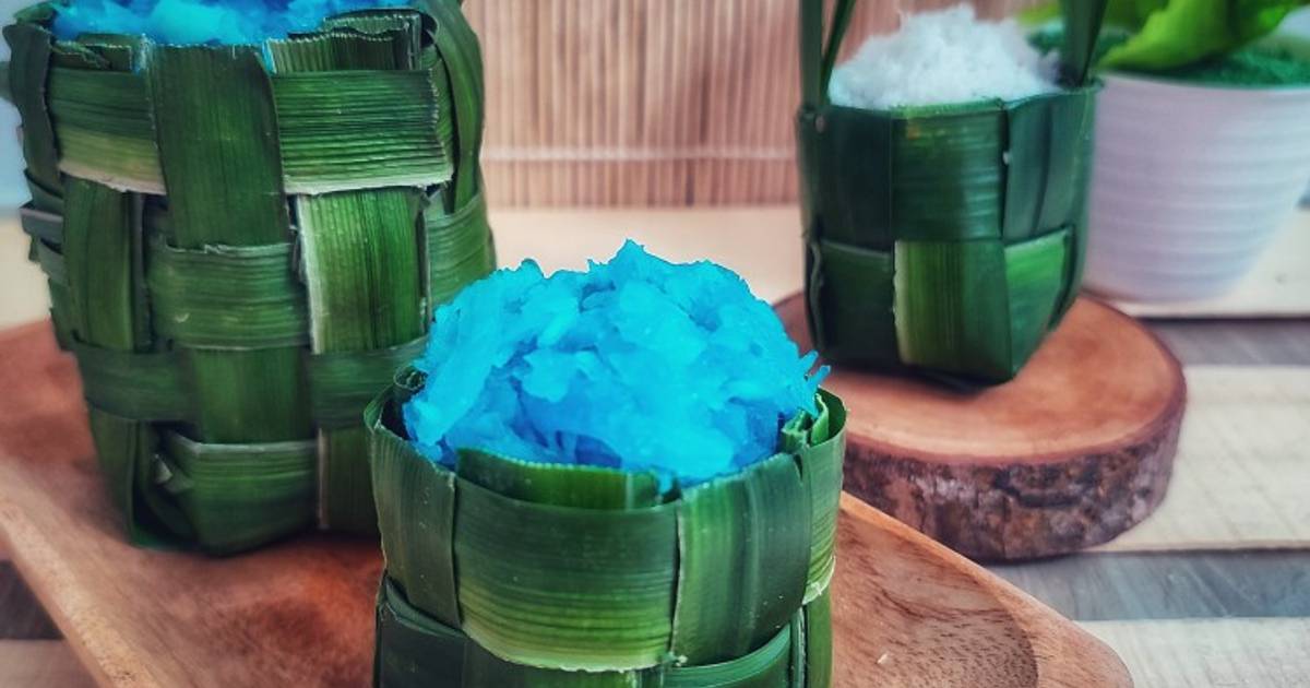 Resep Sawut Singkong Bunga Telang oleh Ellaelloet - Cookpad